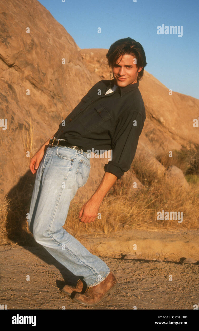 MOJAVE DESERT, CA - AUGUST 17: (EXCLUSIVE) Actor Michael Woolson poses ...