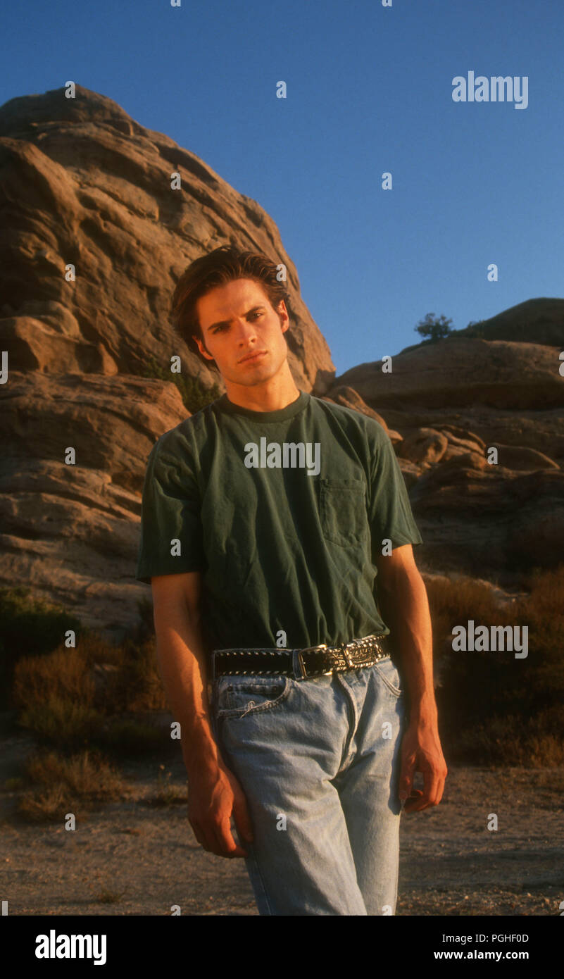MOJAVE DESERT, CA - AUGUST 17: (EXCLUSIVE) Actor Michael Woolson poses ...