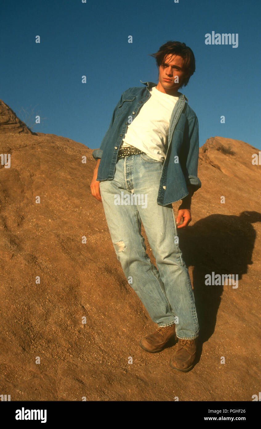 MOJAVE DESERT, CA - AUGUST 17: (EXCLUSIVE) Actor Michael Woolson poses ...