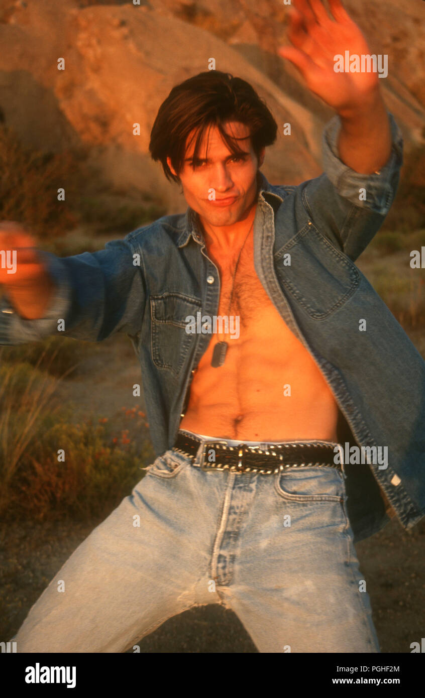 MOJAVE DESERT, CA - AUGUST 17: (EXCLUSIVE) Actor Michael Woolson poses ...