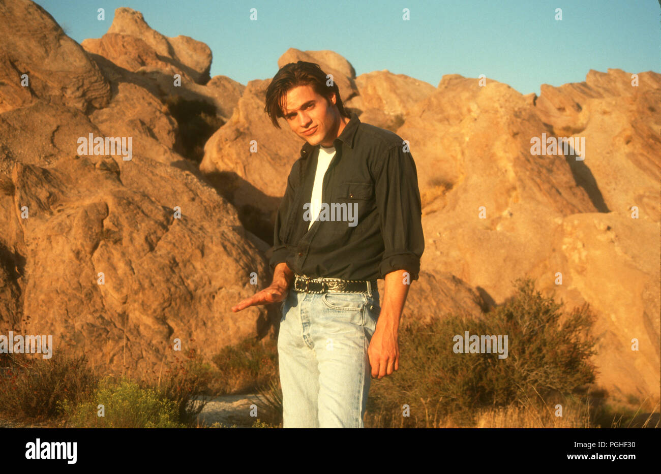MOJAVE DESERT, CA - AUGUST 17: (EXCLUSIVE) Actor Michael Woolson poses ...
