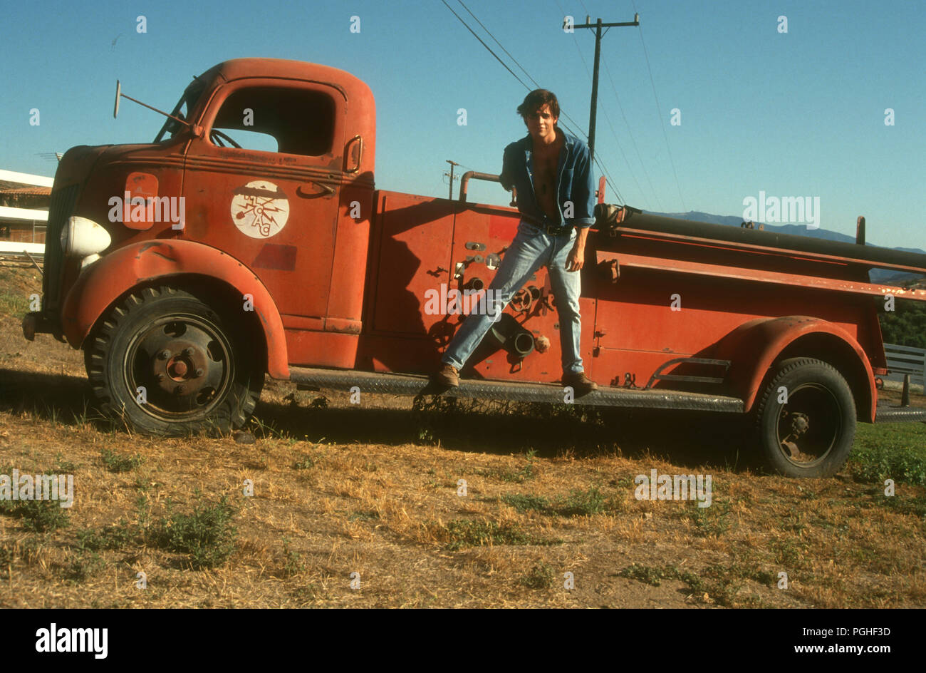 MOJAVE DESERT, CA - AUGUST 17: (EXCLUSIVE) Actor Michael Woolson poses ...