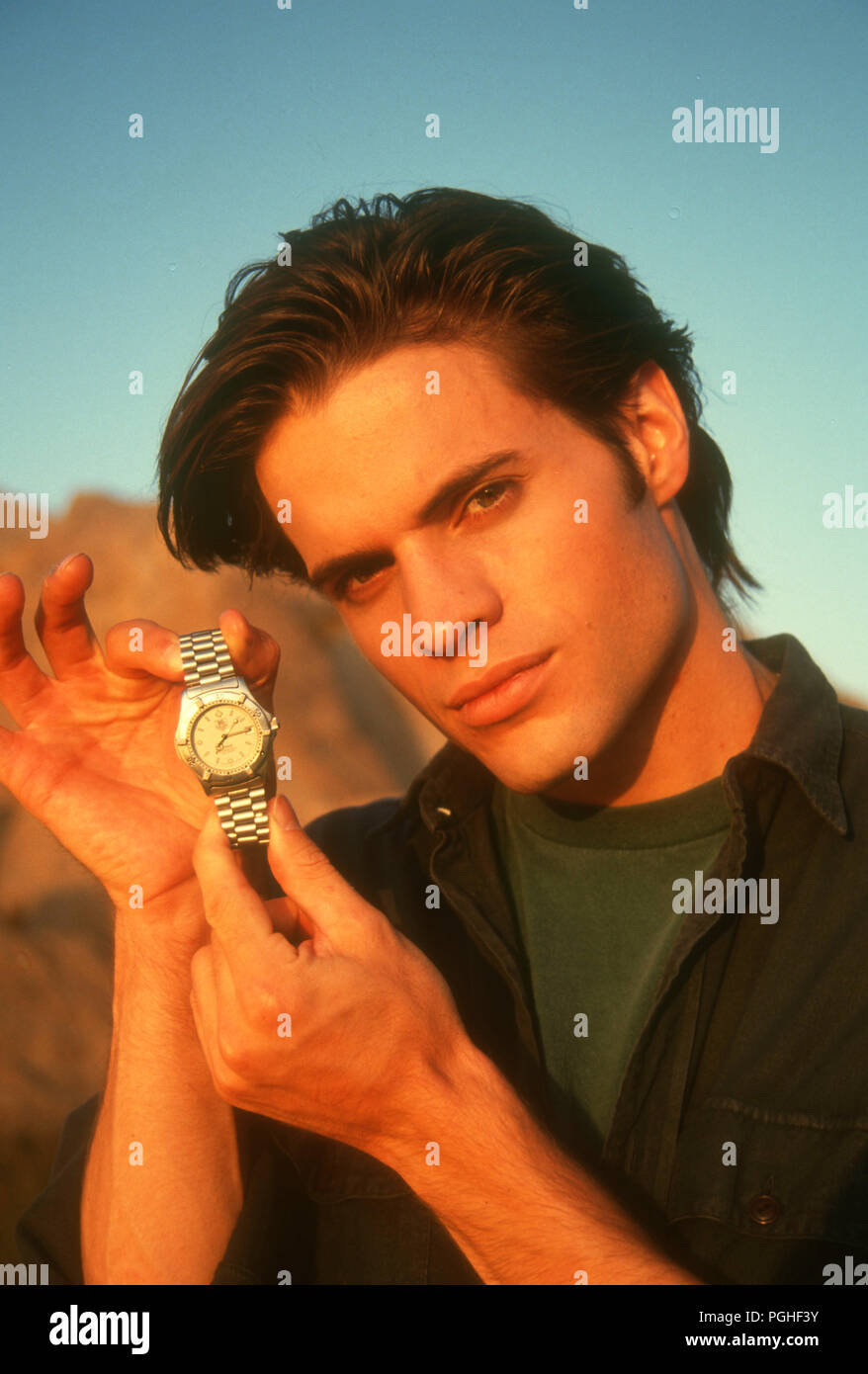 MOJAVE DESERT, CA - AUGUST 17: (EXCLUSIVE) Actor Michael Woolson poses ...