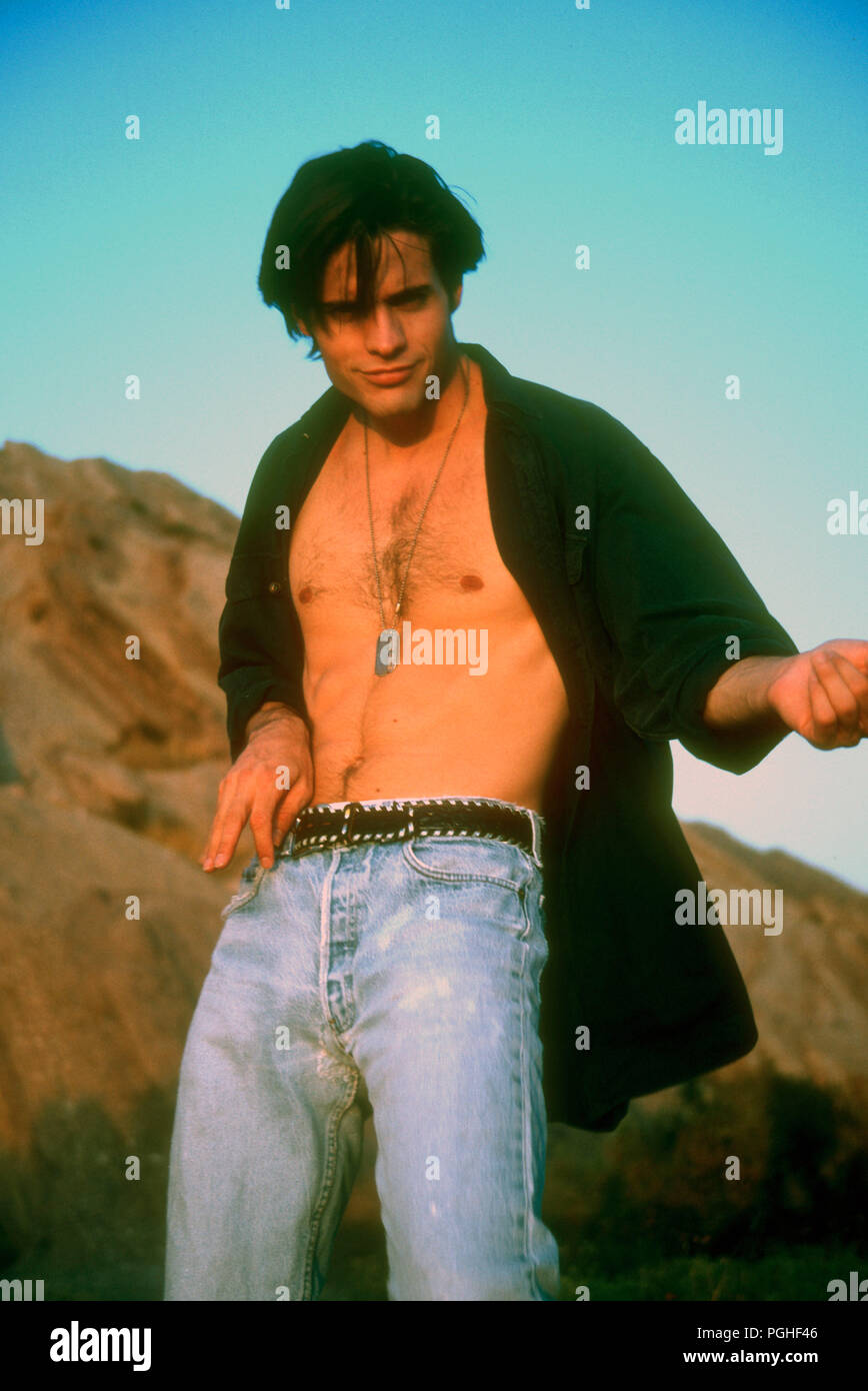 MOJAVE DESERT, CA - AUGUST 17: (EXCLUSIVE) Actor Michael Woolson poses ...