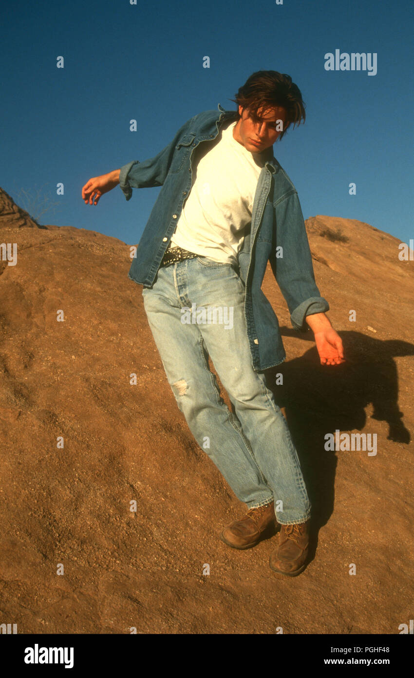 MOJAVE DESERT, CA - AUGUST 17: (EXCLUSIVE) Actor Michael Woolson poses ...