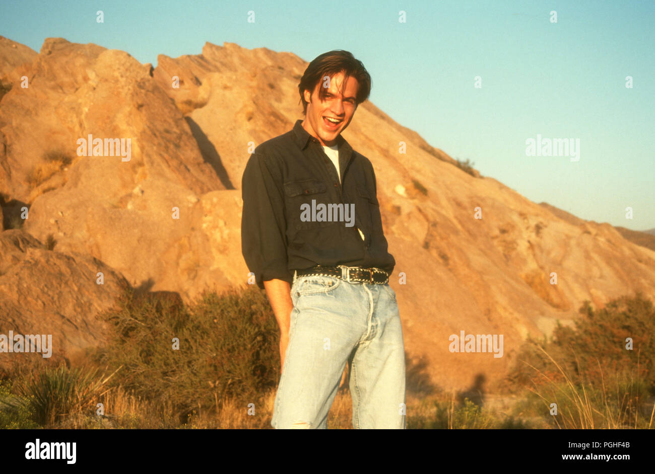 MOJAVE DESERT, CA - AUGUST 17: (EXCLUSIVE) Actor Michael Woolson poses ...