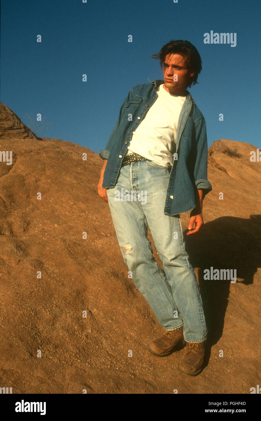 MOJAVE DESERT, CA - AUGUST 17: (EXCLUSIVE) Actor Michael Woolson poses ...