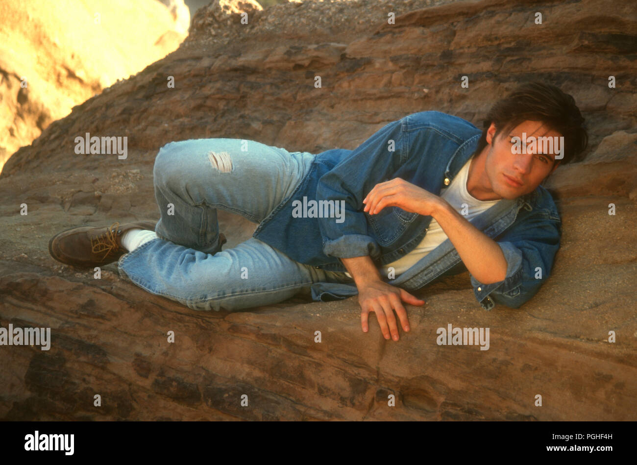 MOJAVE DESERT, CA - AUGUST 17: (EXCLUSIVE) Actor Michael Woolson poses ...