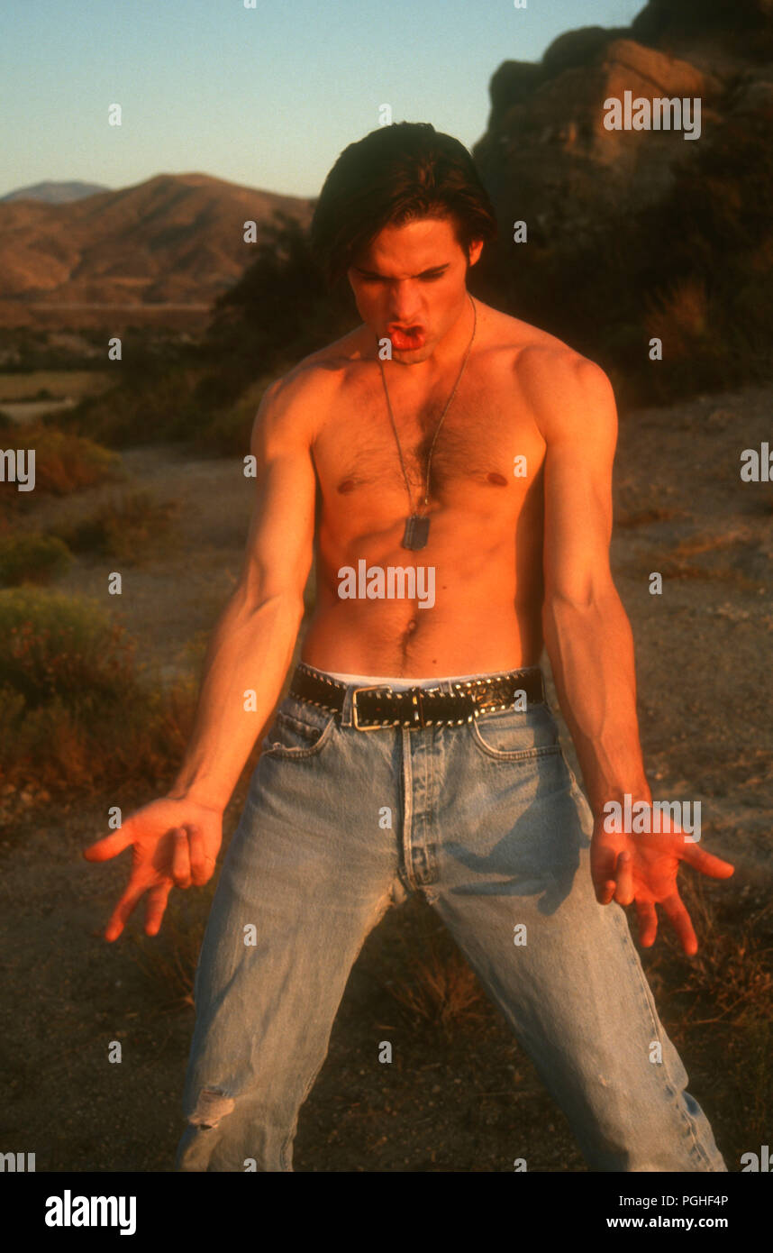 MOJAVE DESERT, CA - AUGUST 17: (EXCLUSIVE) Actor Michael Woolson poses ...