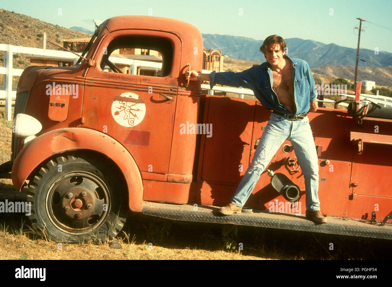 MOJAVE DESERT, CA - AUGUST 17: (EXCLUSIVE) Actor Michael Woolson poses ...