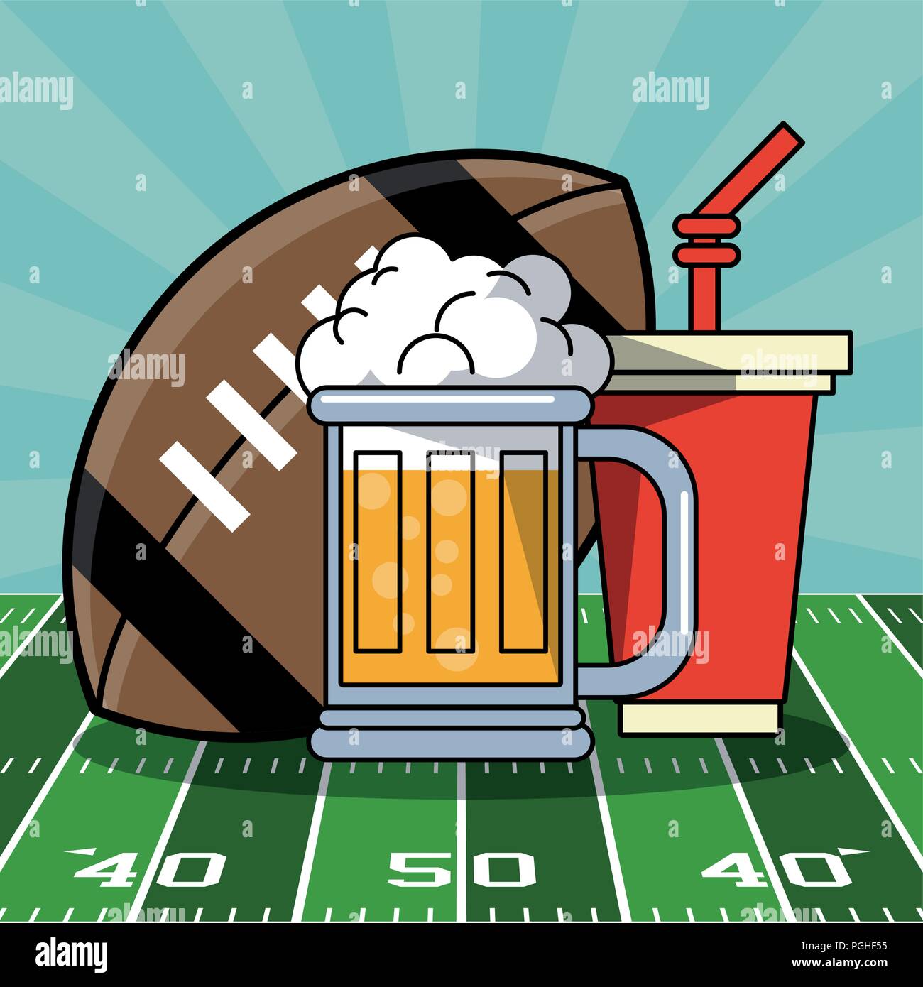 Super bowl american football Stock Vector Image & Art - Alamy
