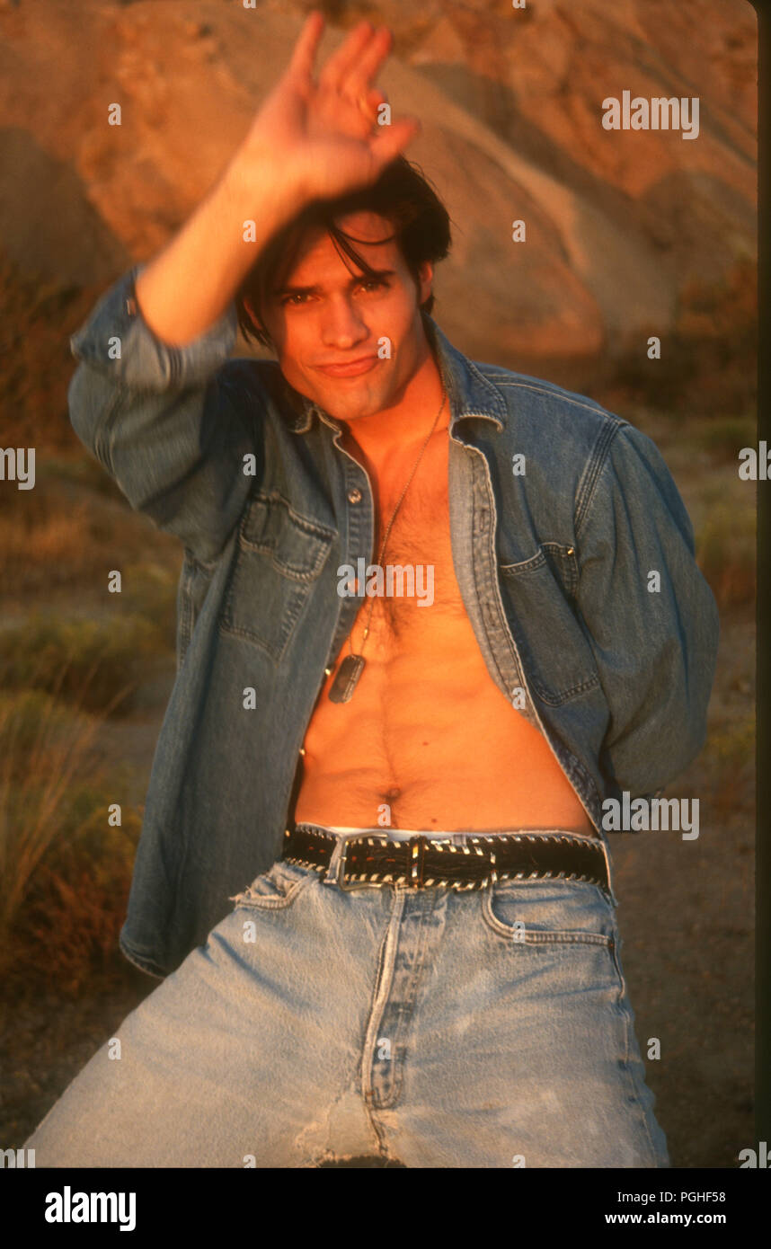 MOJAVE DESERT, CA - AUGUST 17: (EXCLUSIVE) Actor Michael Woolson poses ...