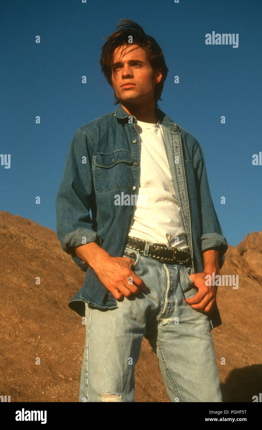 MOJAVE DESERT, CA - AUGUST 17: (EXCLUSIVE) Actor Michael Woolson poses ...