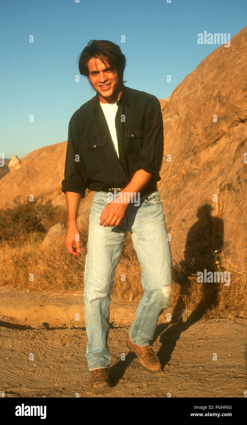 MOJAVE DESERT, CA - AUGUST 17: (EXCLUSIVE) Actor Michael Woolson poses ...