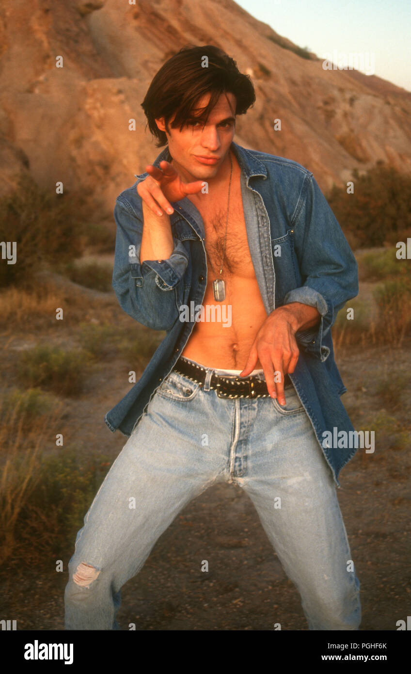 MOJAVE DESERT, CA - AUGUST 17: (EXCLUSIVE) Actor Michael Woolson poses ...
