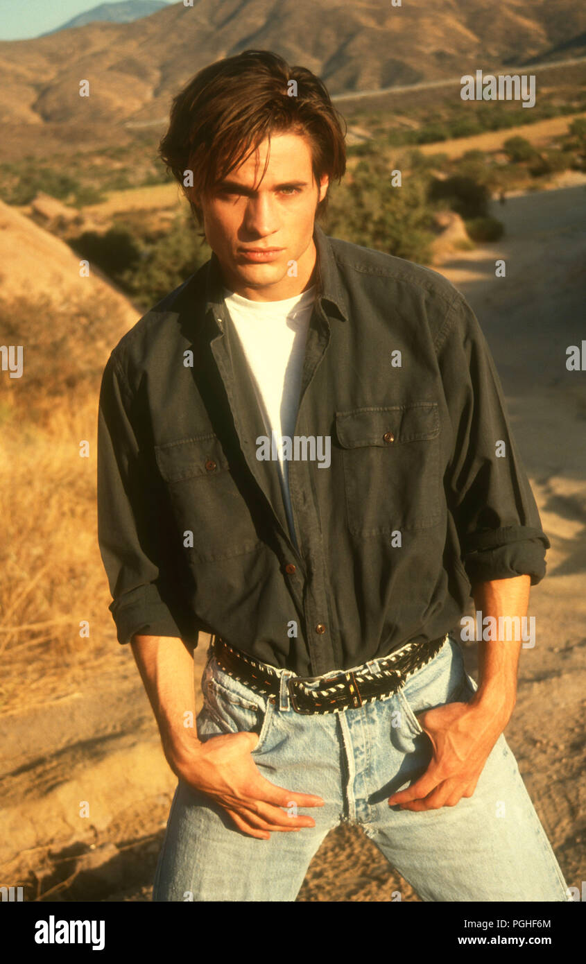 MOJAVE DESERT, CA - AUGUST 17: (EXCLUSIVE) Actor Michael Woolson poses ...