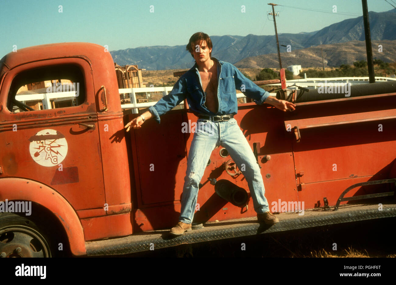 MOJAVE DESERT, CA - AUGUST 17: (EXCLUSIVE) Actor Michael Woolson poses ...