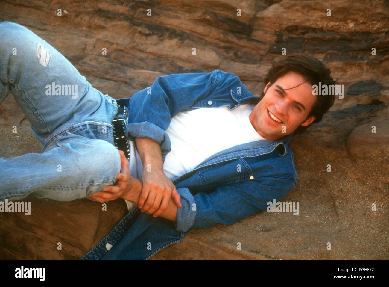 MOJAVE DESERT, CA - AUGUST 17: (EXCLUSIVE) Actor Michael Woolson poses ...