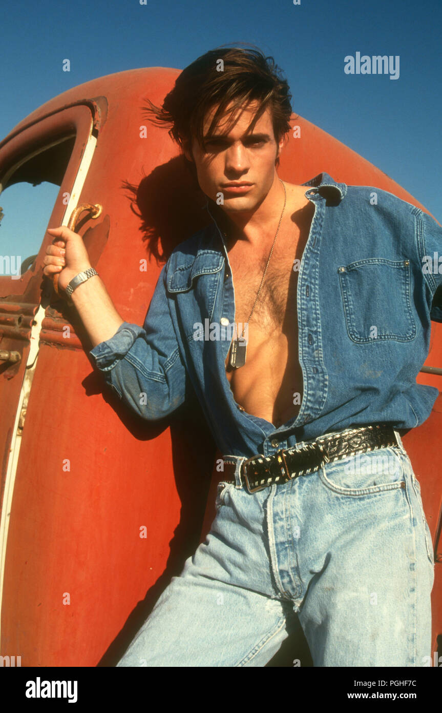 MOJAVE DESERT, CA - AUGUST 17: (EXCLUSIVE) Actor Michael Woolson poses ...