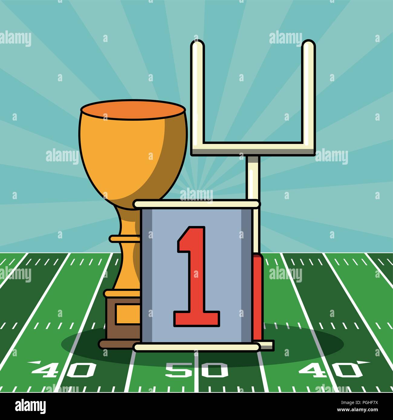 Super league trophy Stock Vector Images - Alamy