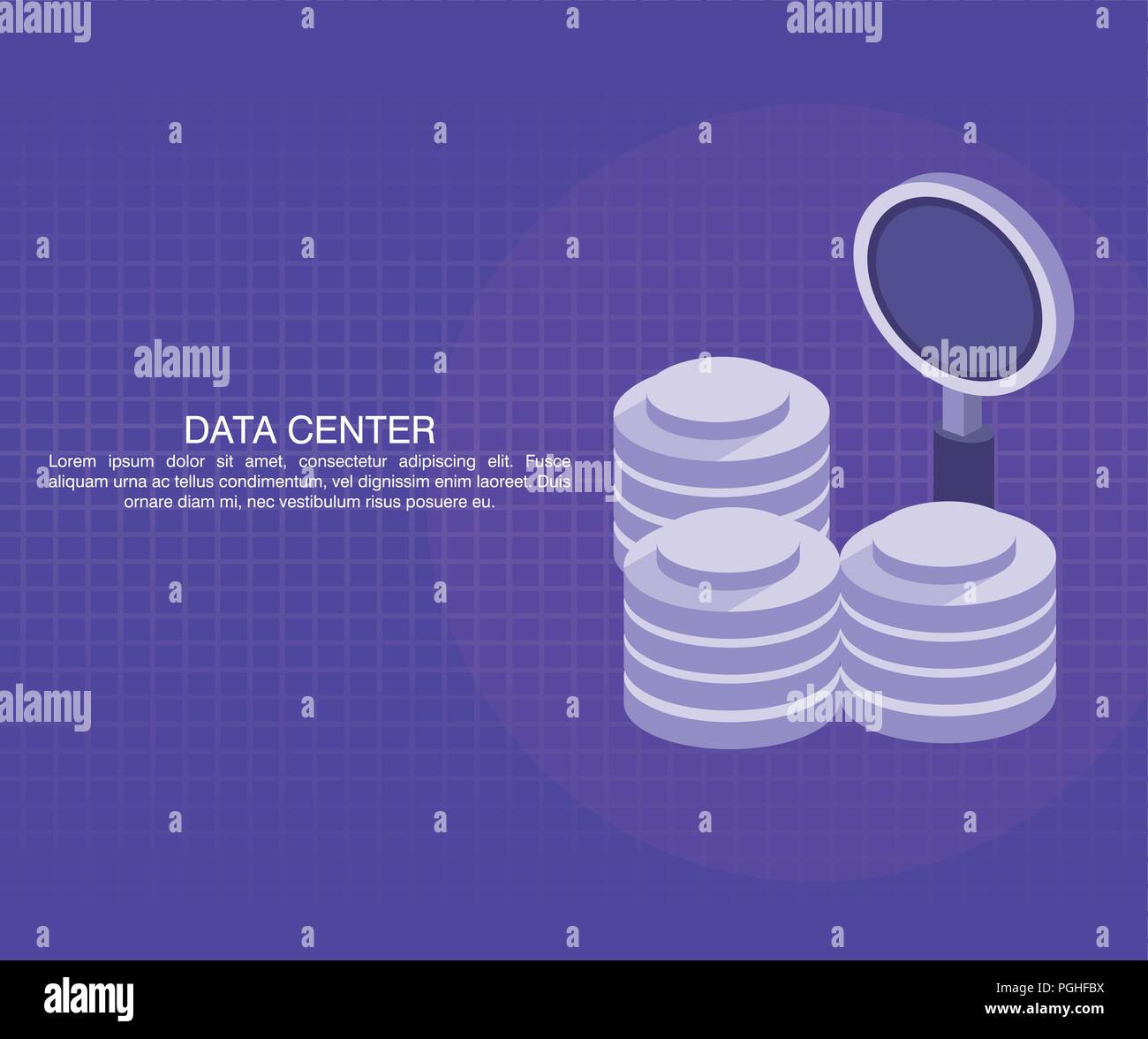 Data center poster with informaton Stock Vector Image & Art - Alamy