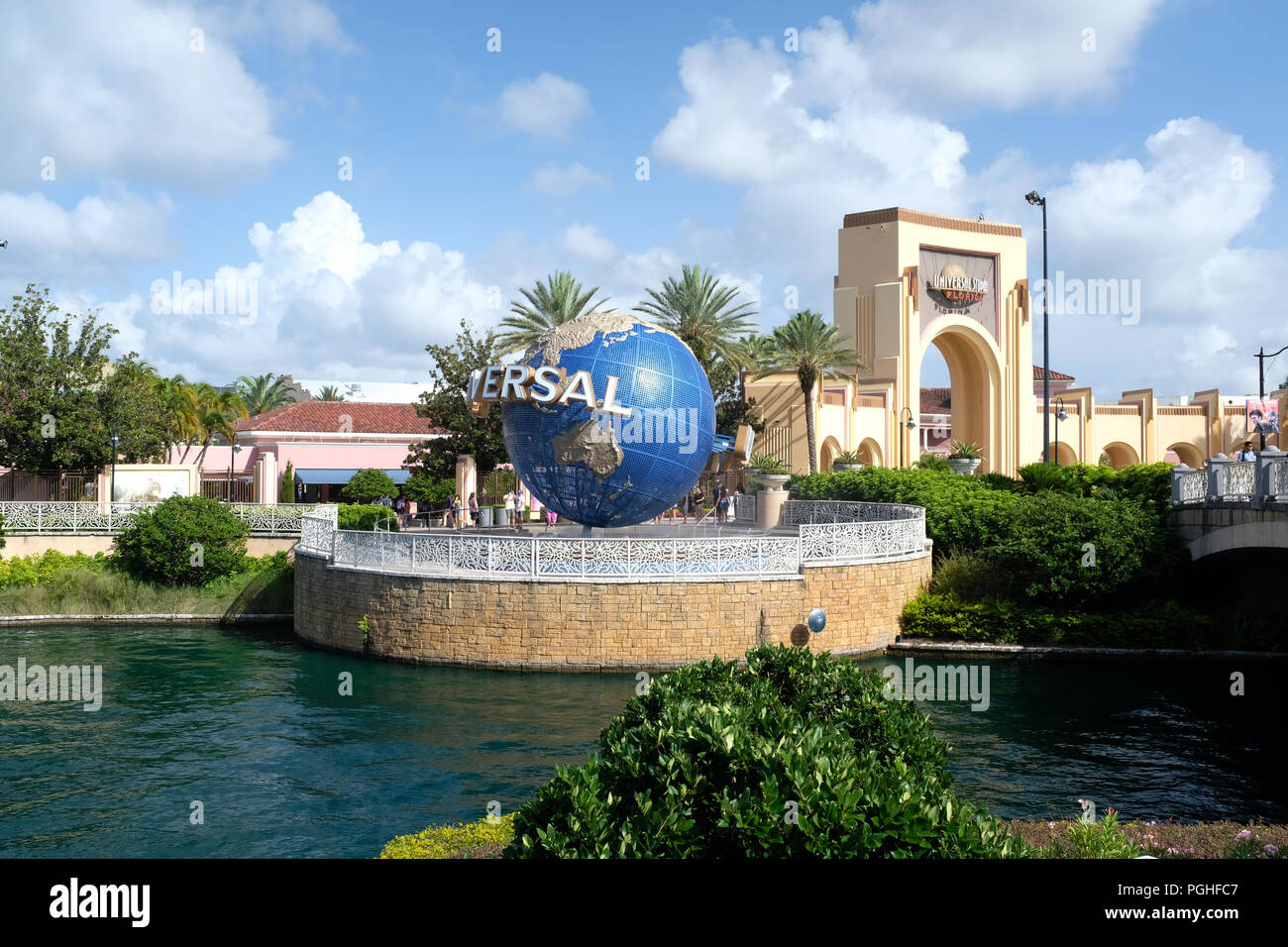 Entrance to Universal Studios in Orlando, Florida Stock Photo - Alamy