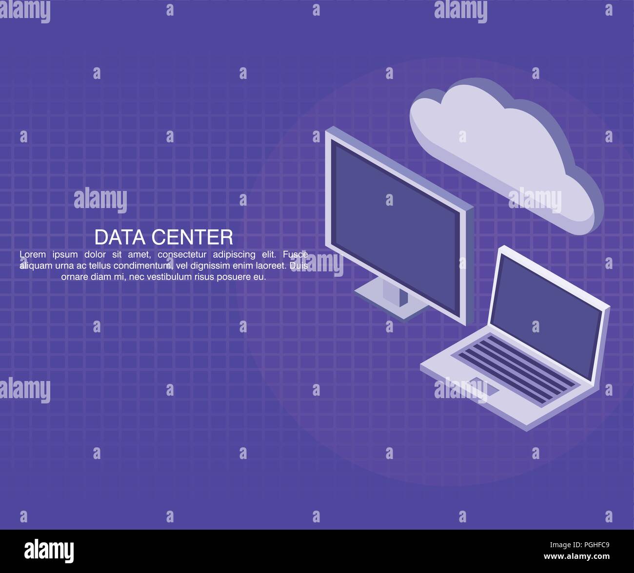 Data center poster with informaton Stock Vector Image & Art - Alamy