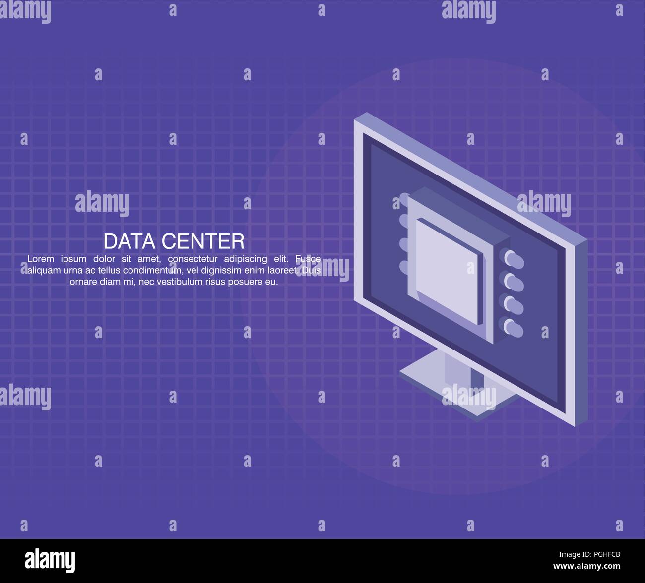 Data center poster with informaton Stock Vector Image & Art - Alamy