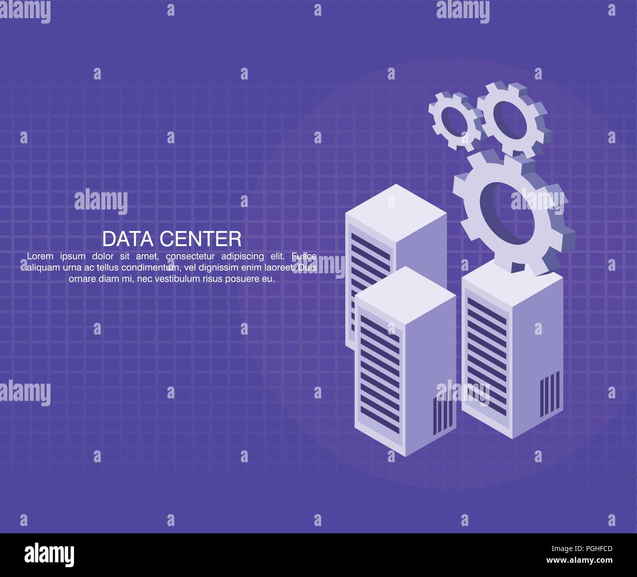 Data center poster with informaton Stock Vector Image & Art - Alamy