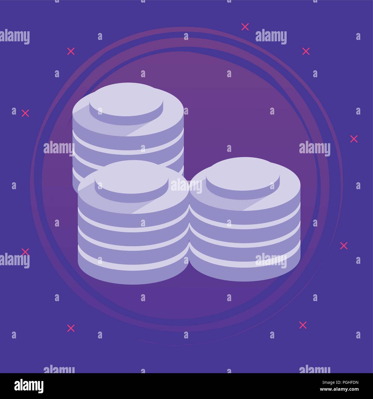 Computer disks data center Stock Vector Images - Alamy