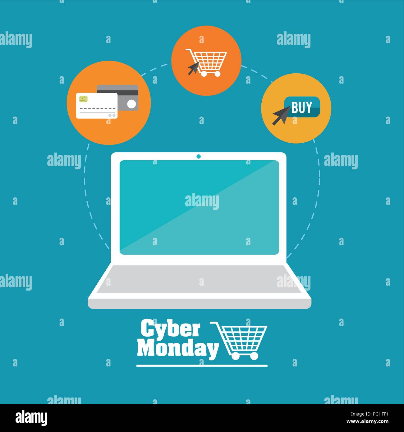 Cyber monday sale credit Stock Vector Images - Alamy