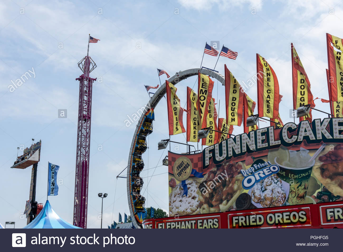 Carnival Midway Rides High Resolution Stock Photography and Images - Alamy