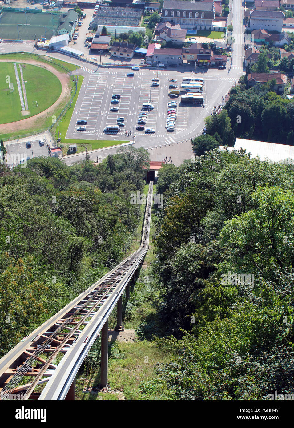 Deva funicular hi-res stock photography and images - Alamy