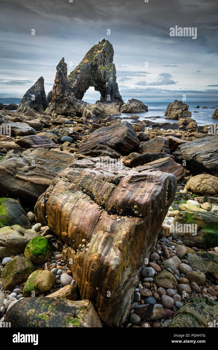 This is the Crohy Head Sea Arch on the west coast of Donegal Ireland ...