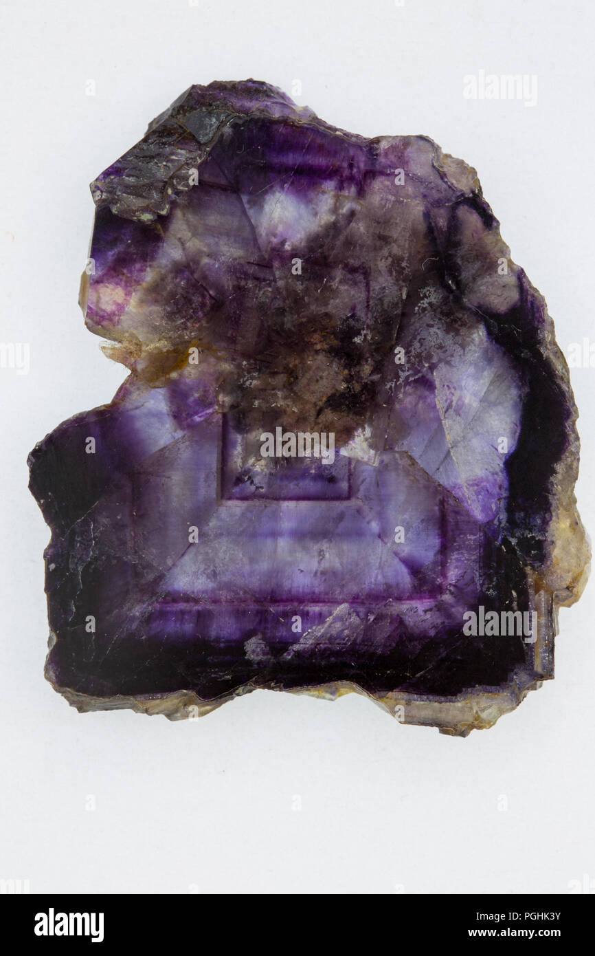 Blue John Slice Stock Photo - Alamy