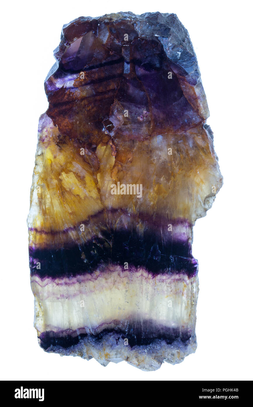 Blue John Slice Stock Photo - Alamy