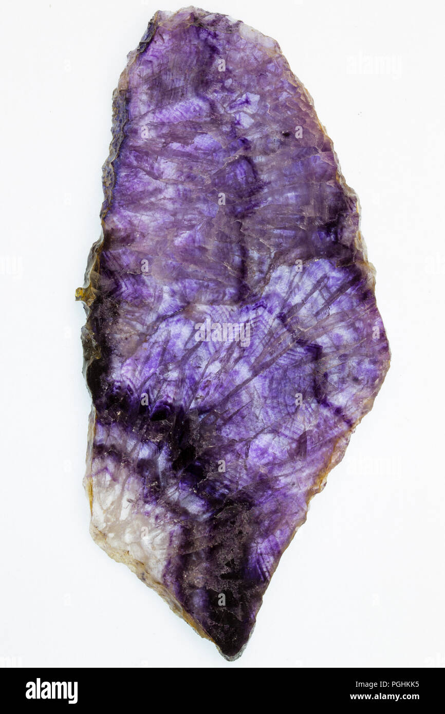 Blue John Slice Stock Photo - Alamy