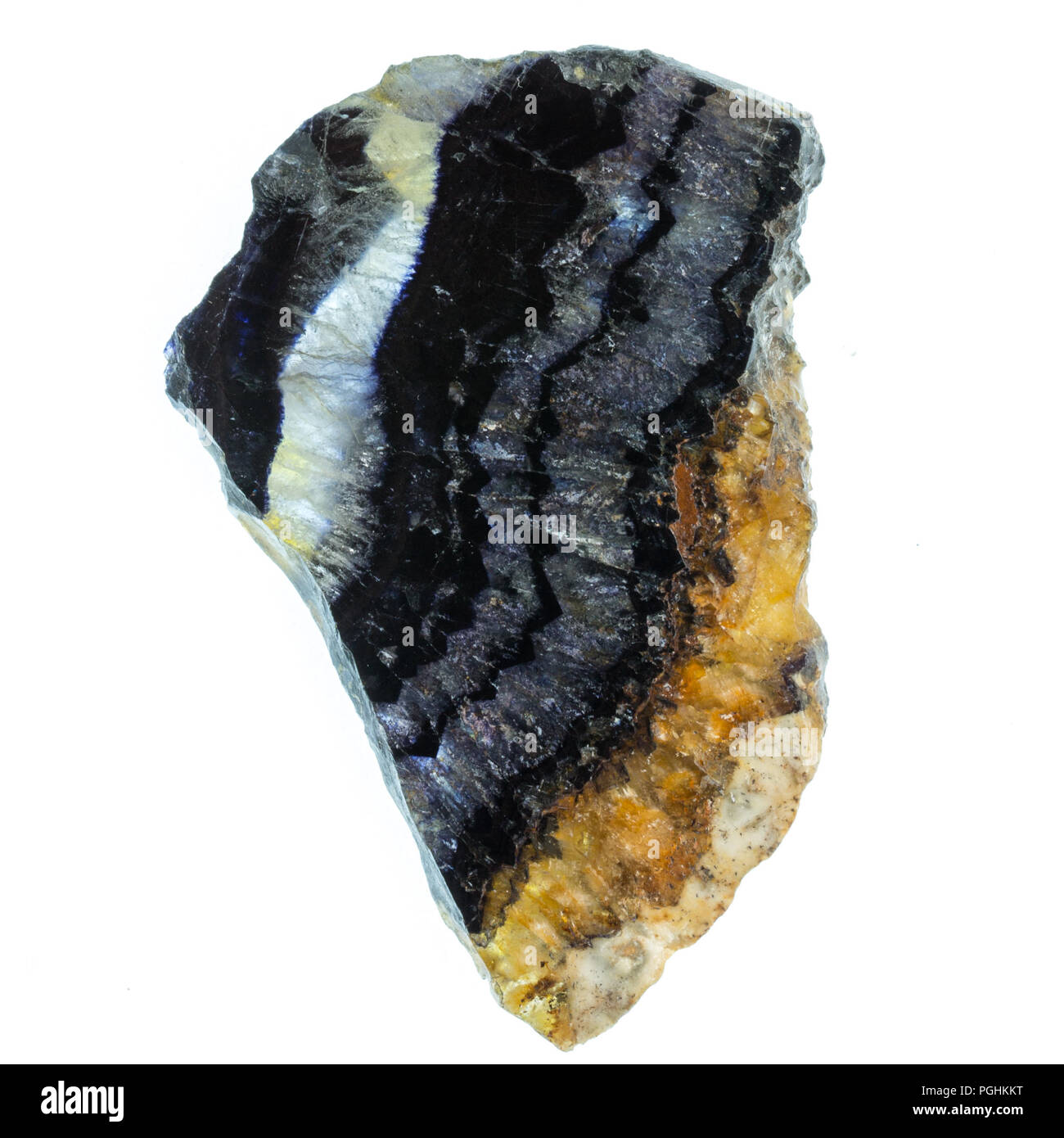 Blue John Slice Stock Photo - Alamy
