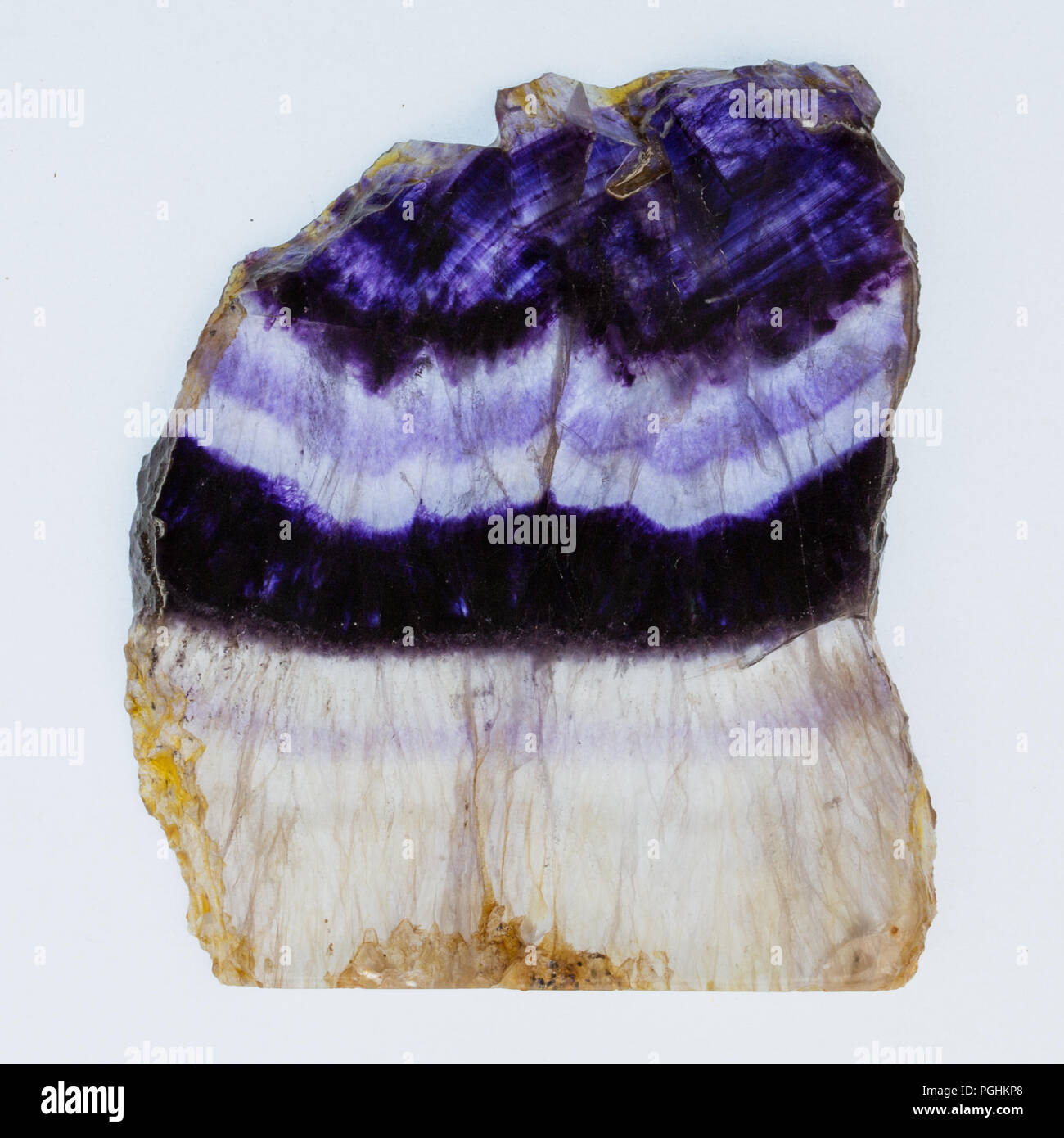 Blue John Slice Stock Photo - Alamy