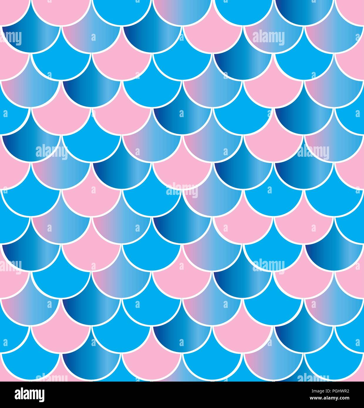 vector illustration of mermaid skin pattern Stock Vector Image & Art ...