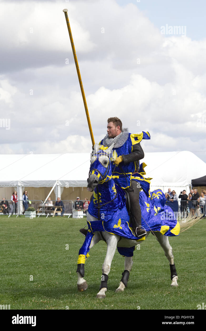Knights of Nottingham, The Lords Joust Stock Photo - Alamy