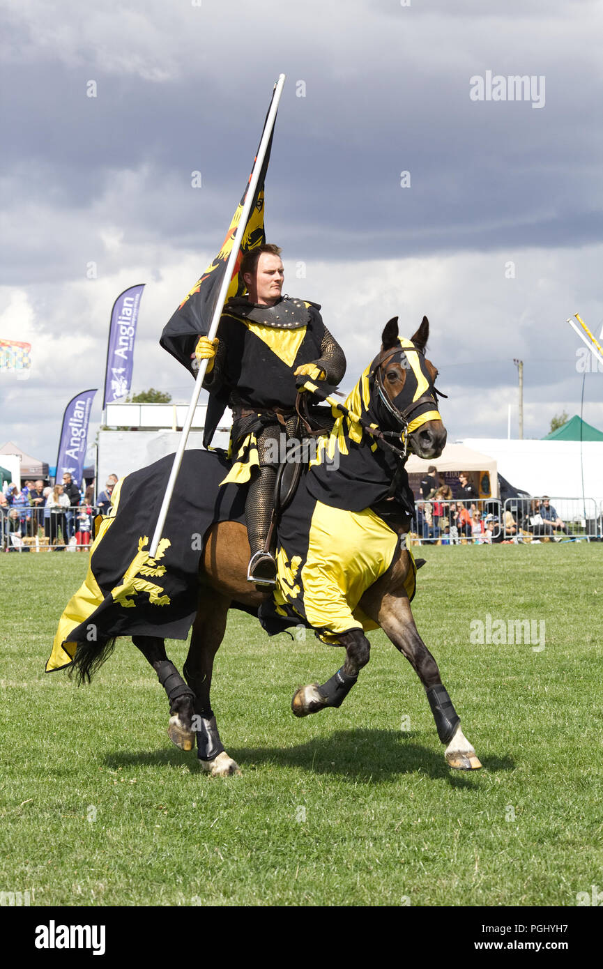 Knights of Nottingham, The Lords Joust Stock Photo - Alamy