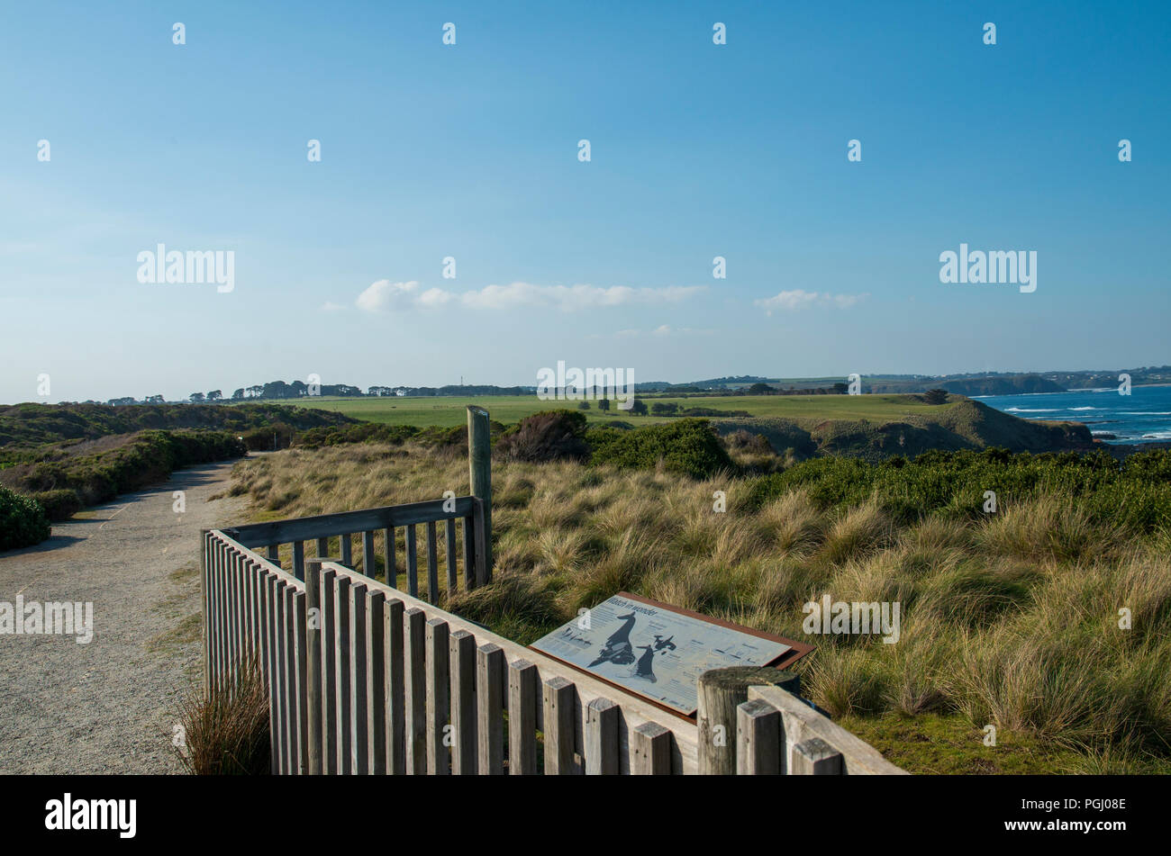 Phillip Island Victoria Australia at Pyramid Rock Walking track Stock ...