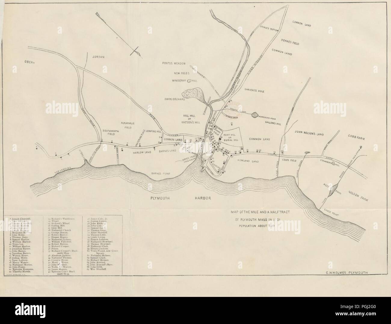 Image from page 184 of 'Ancient Landmarks of Plymouth. Part I ...