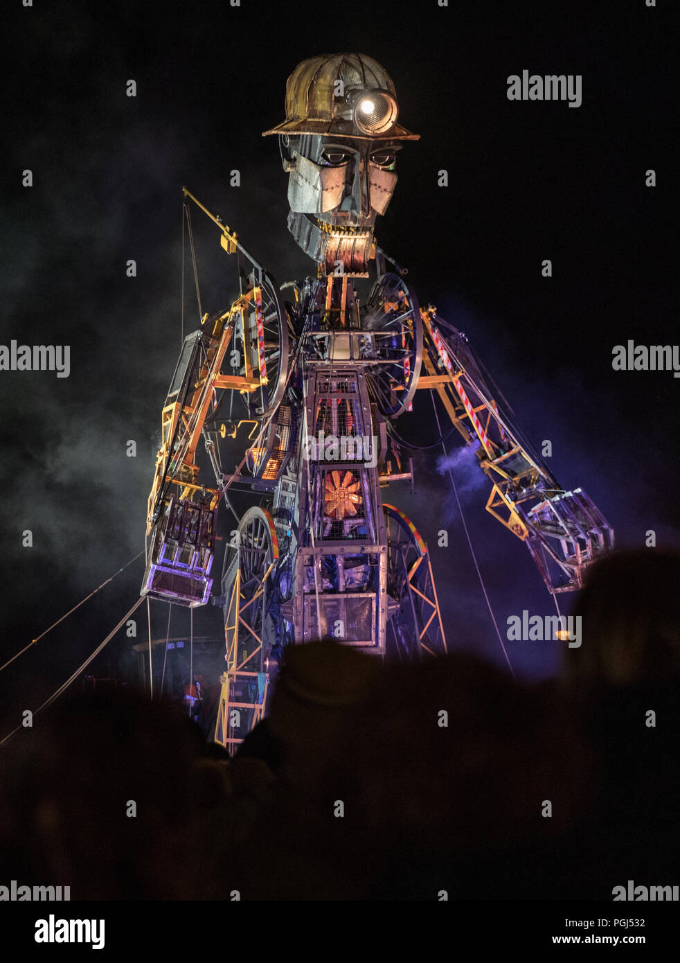 The Resurrection Tour of Man Machine in Tavistock 2018 Stock Photo - Alamy