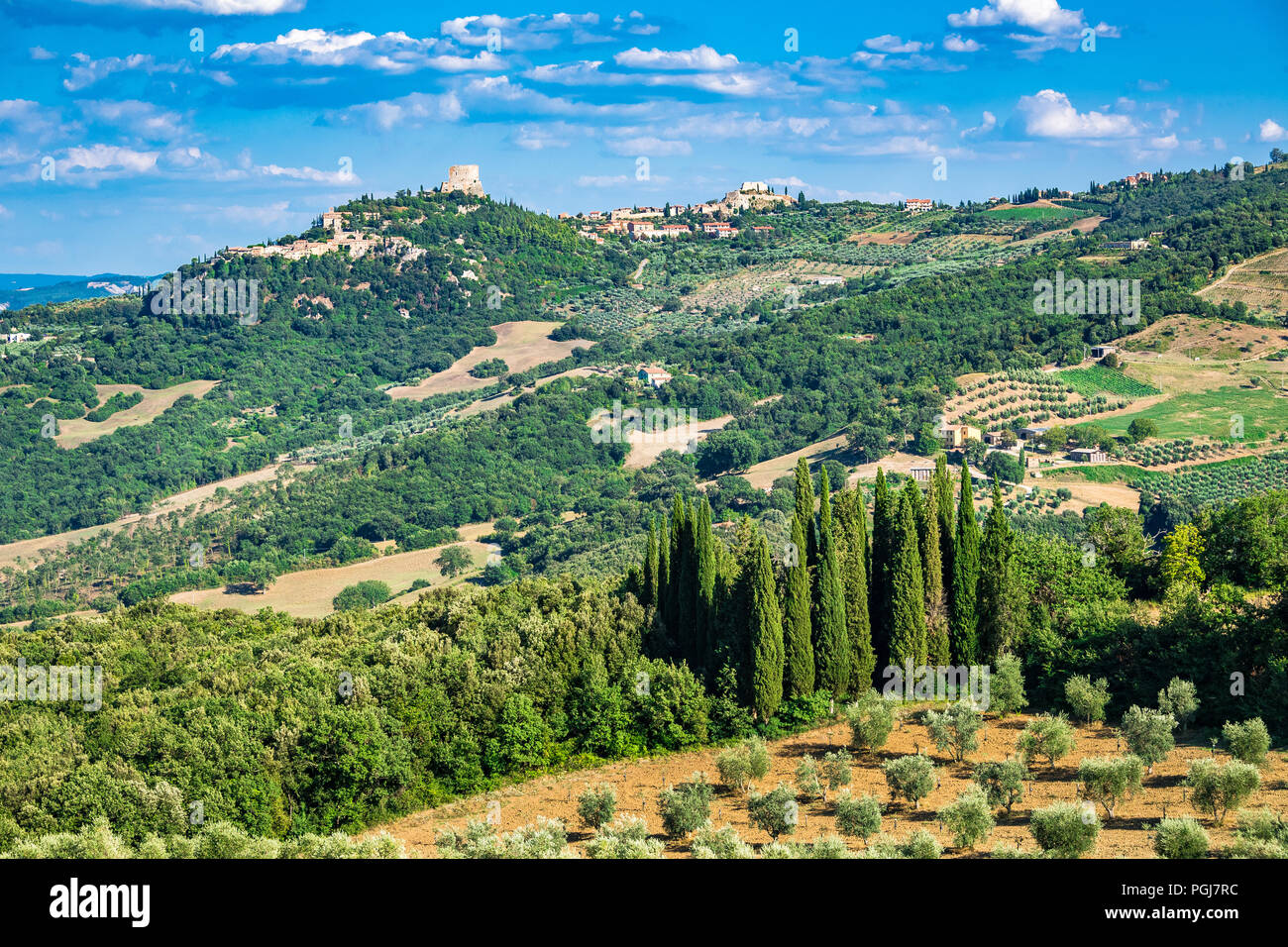 Hills of Tuscany Stock Photo - Alamy