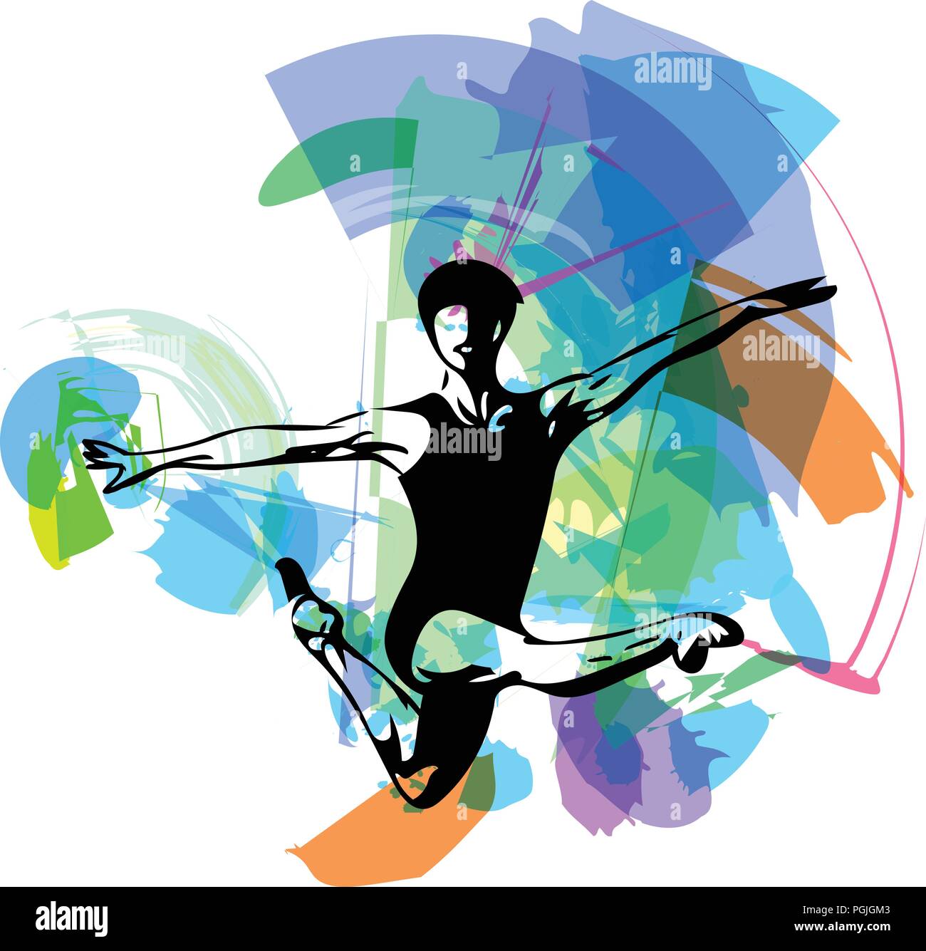 Teen dance school Stock Vector Images - Alamy