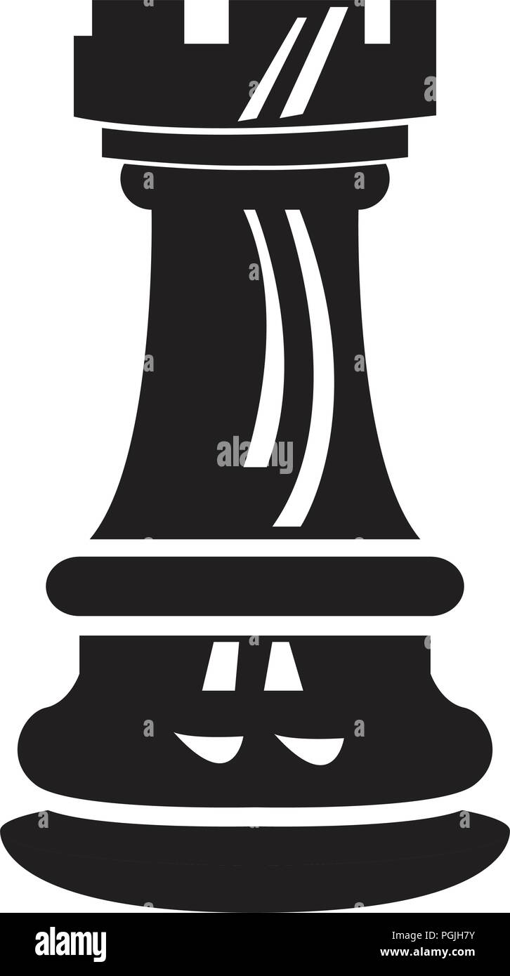 Isolated rook chess piece icon Stock Vector Image & Art - Alamy