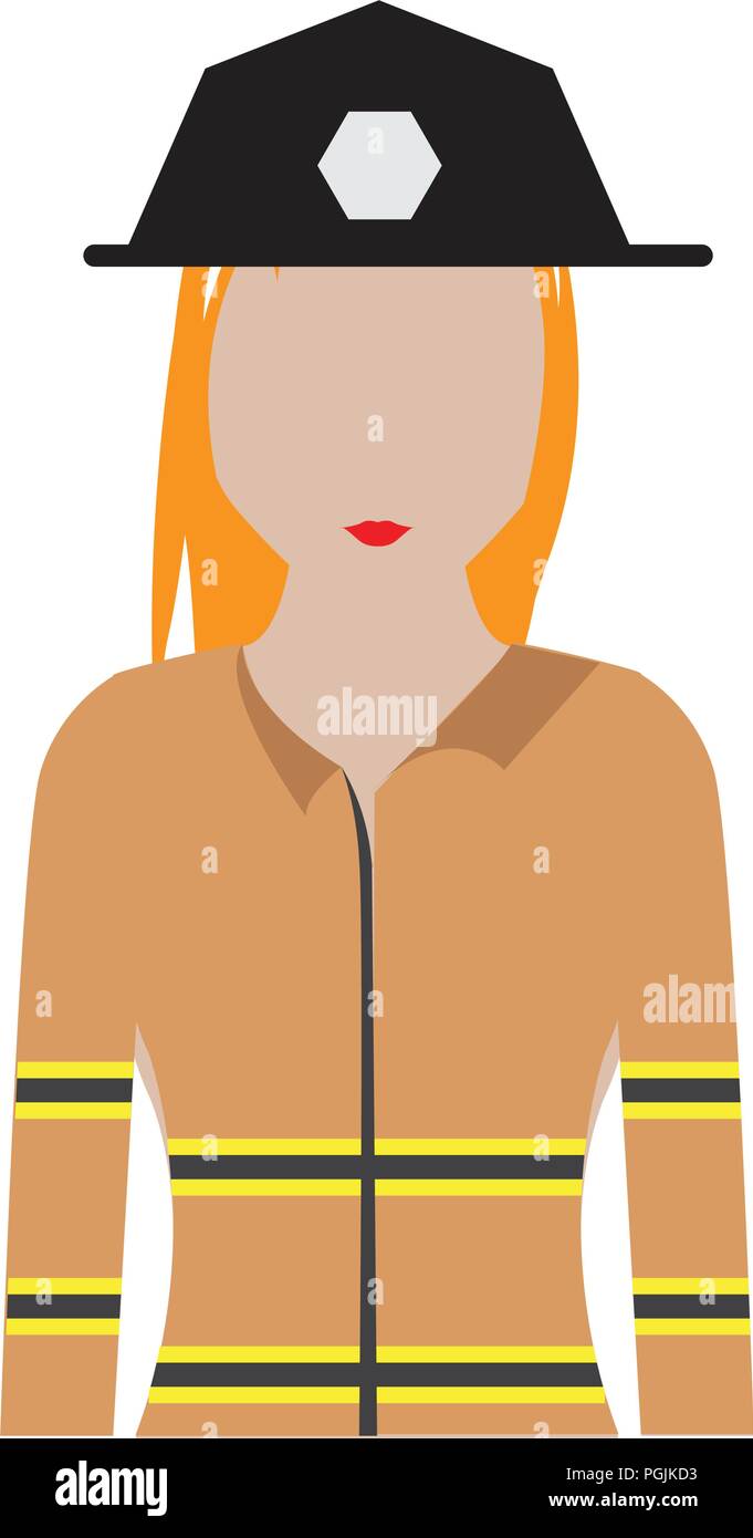 Firefighter avatar Stock Vector Images - Alamy