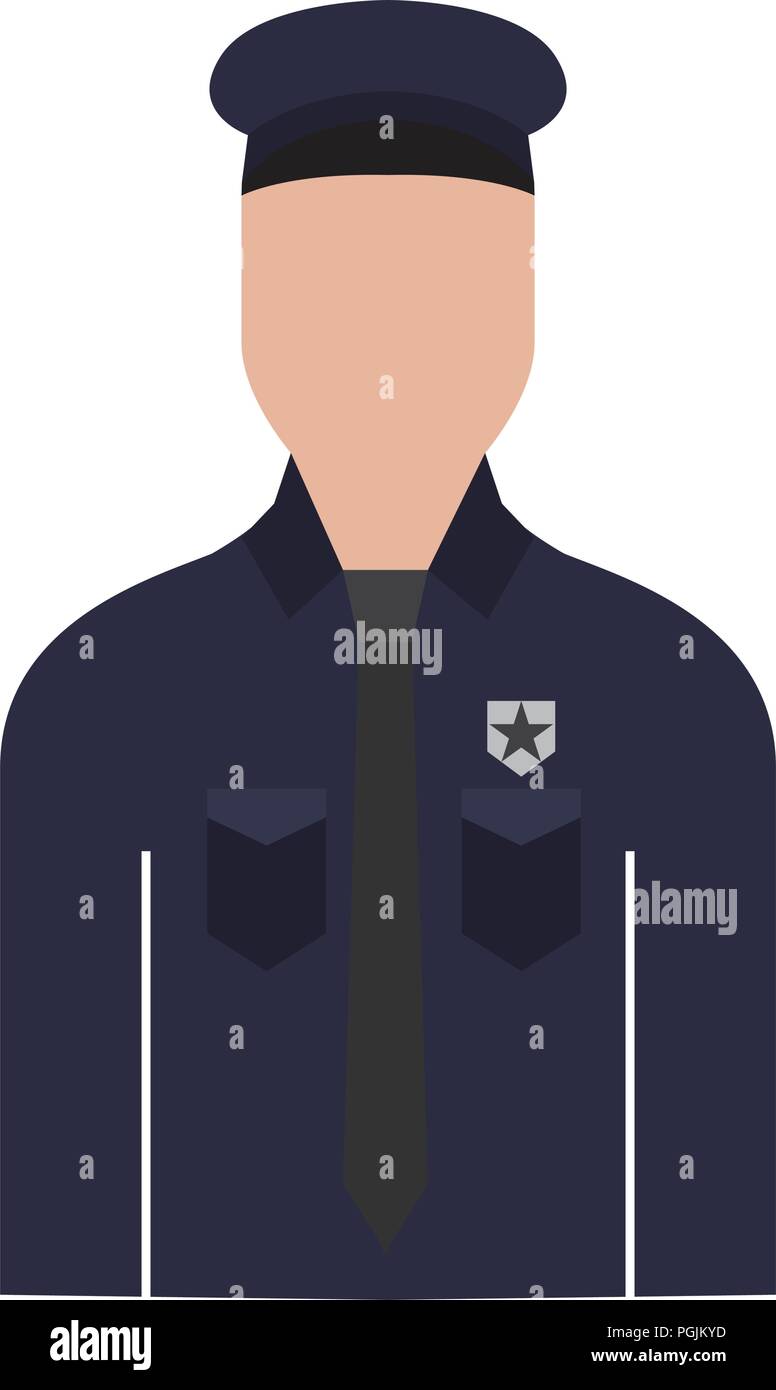 Police officer avatar character Stock Vector Images - Alamy